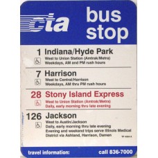 Bus Stop Signs